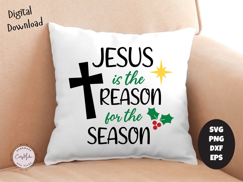 Jesus Christmas SVG Christian Christmas SVG Jesus is the - Etsy