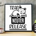 Cat Svg Kitty Svg Trap Neuter Release SVG TNR Svg Cat - Etsy