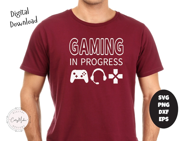 Gaming in Progress Svg Video Game SVG Video Game PNG Game - Etsy