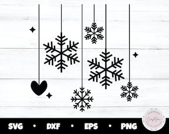 Snow Svg Snowflake Svg Let It Snow Png Merry Christmas Svg - Etsy