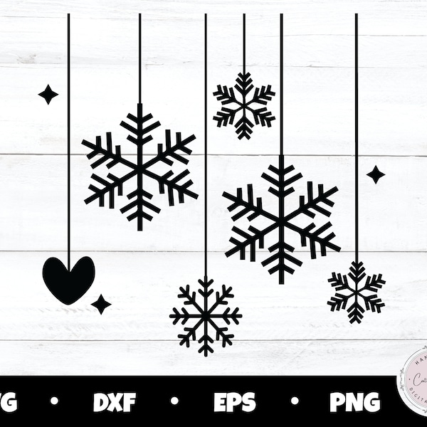 Snowflake Svg - Etsy