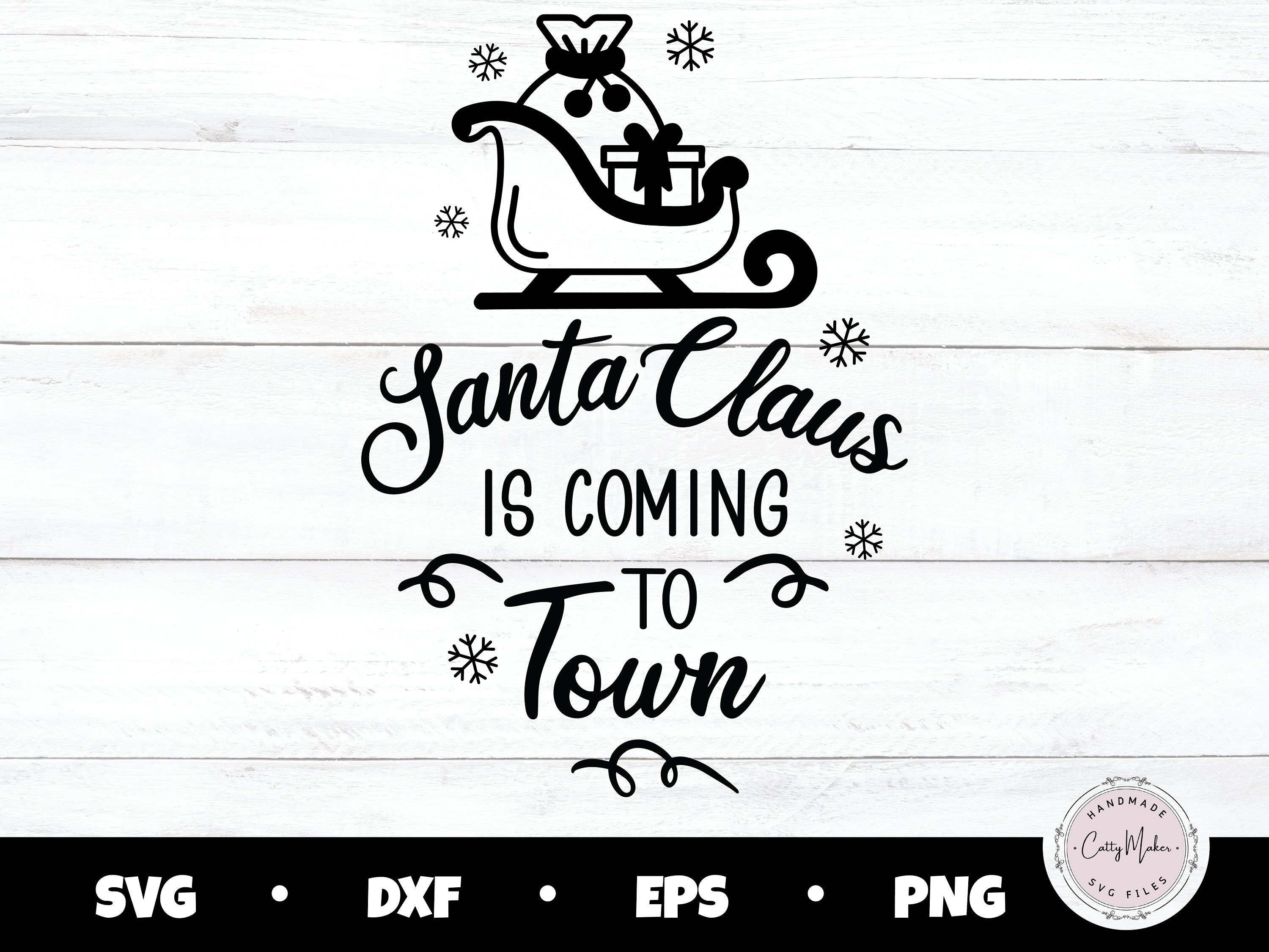 Santa SVG Christmas SVG Holiday Svg Winter Svg Christmas | Etsy