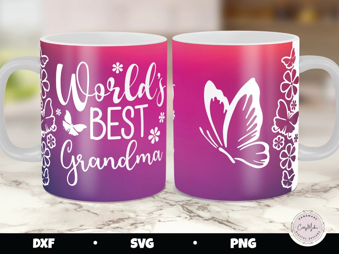 Cricut Mug Press Svg, Grandma Mug Press, Grandma Mug Svg, World's Best ...