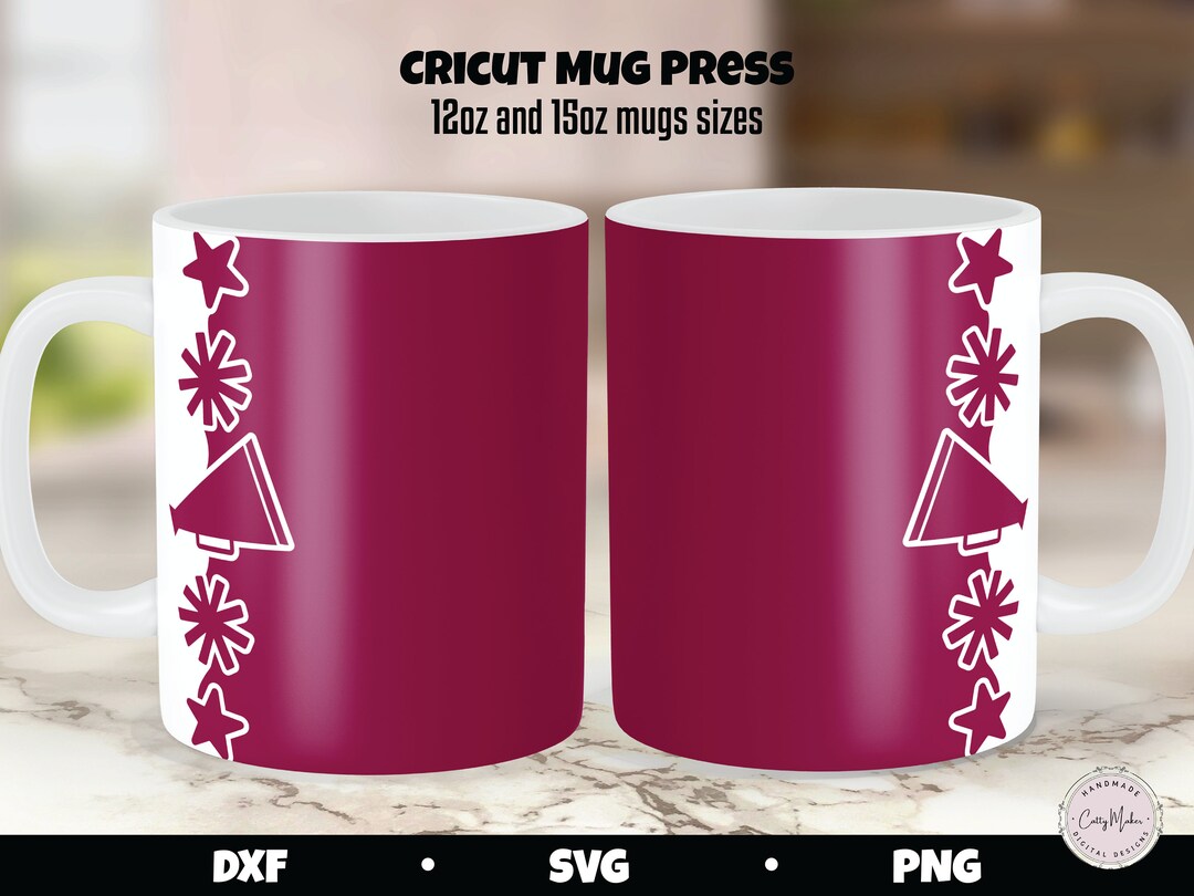 Cricut Mug Press Design, Cheearleading Mug Press, Cheer Mug Press ...