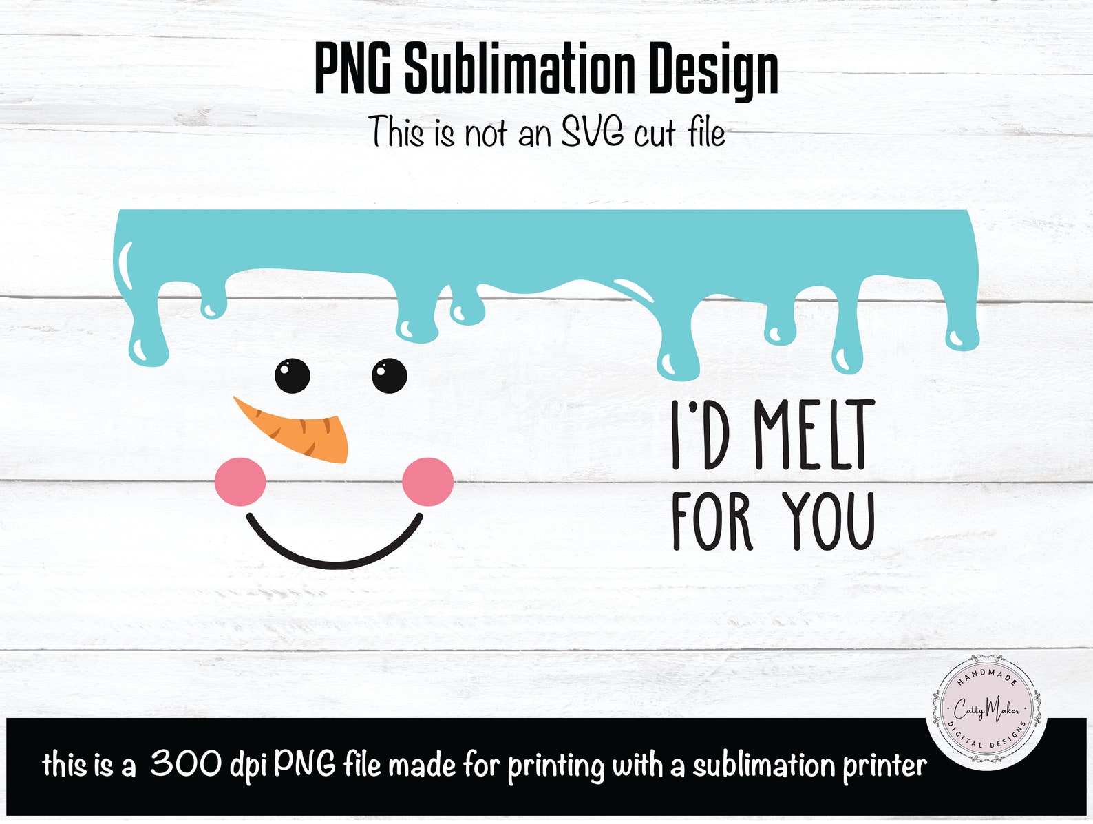 Snowman Sublimation Christmas Sublimation PNG Mug Press - Etsy