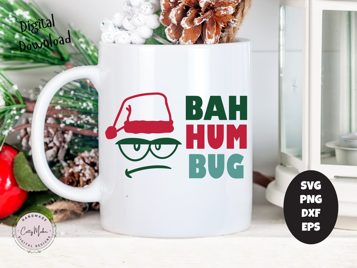 Bah Humbug SVG Christmas Svg Funny Christmas Svg Merry - Etsy