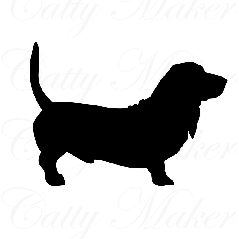 Valentine Basset Hounds - Etsy