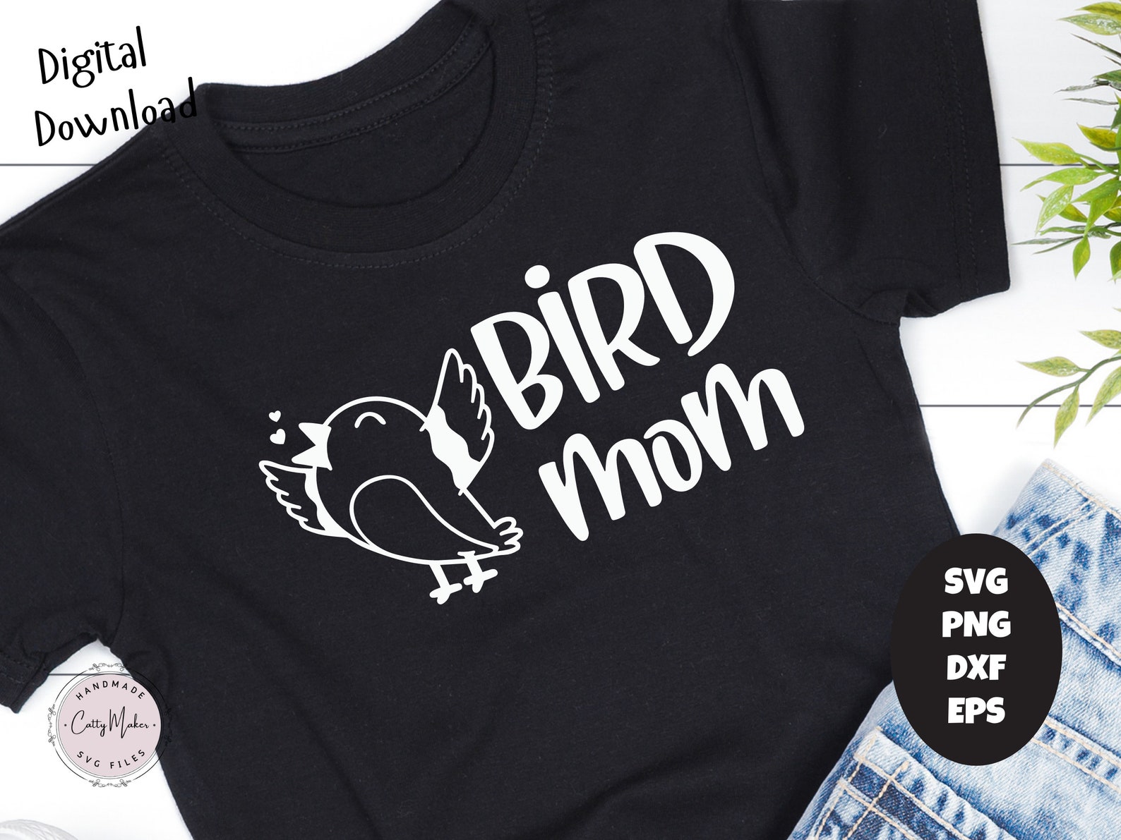 Bird Mom SVG, Bird Lover PNG, Cut File (digital Download) - Etsy