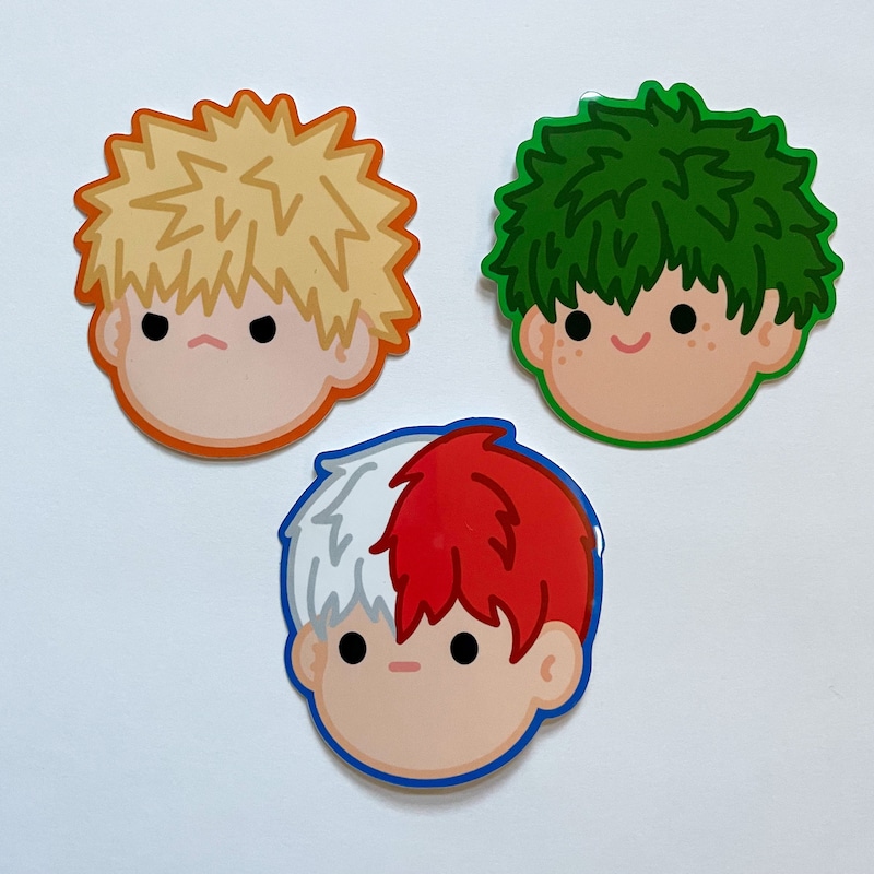 My Hero Academy Stickers - Etsy