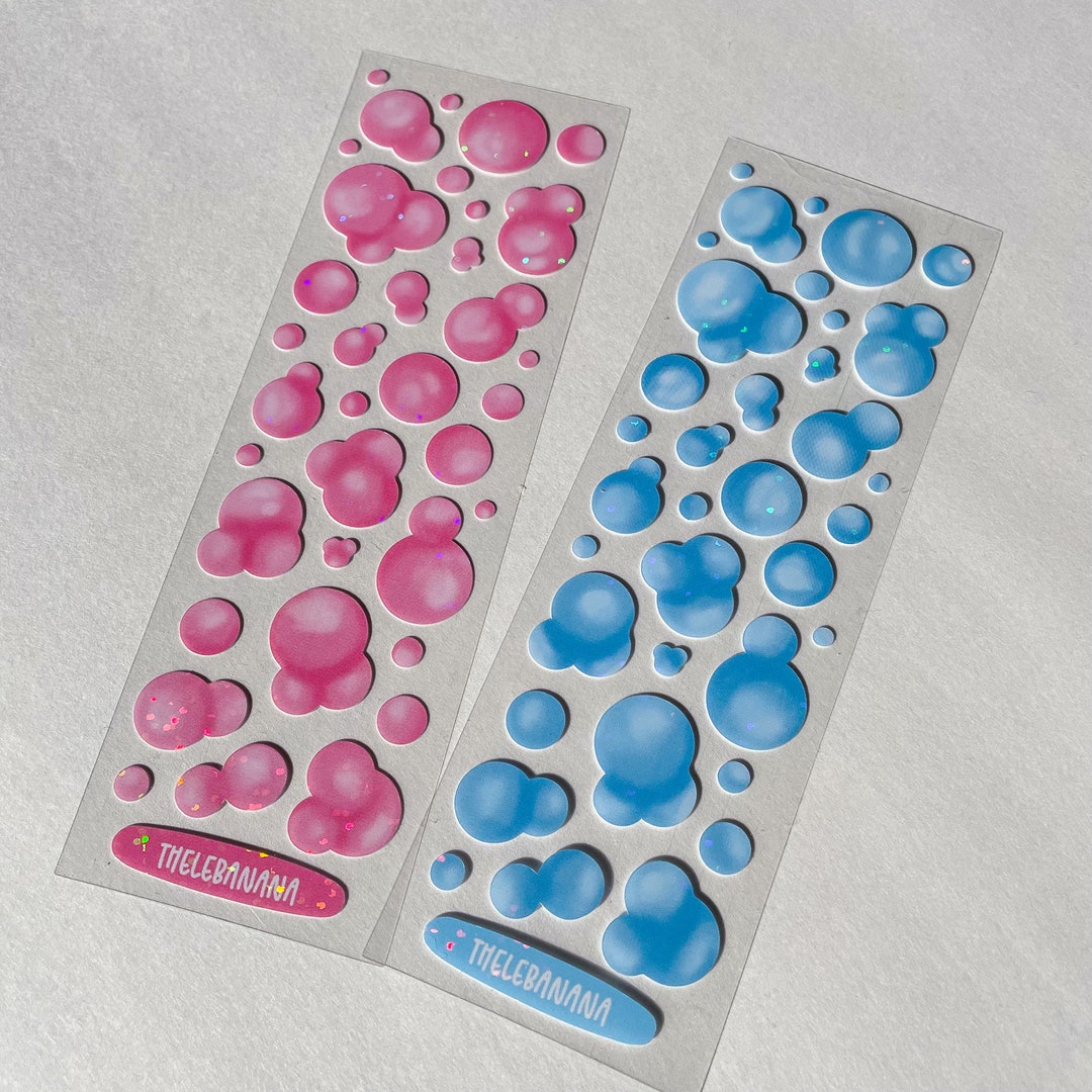 Holographic Bubble Deco Sticker Sheet - Etsy