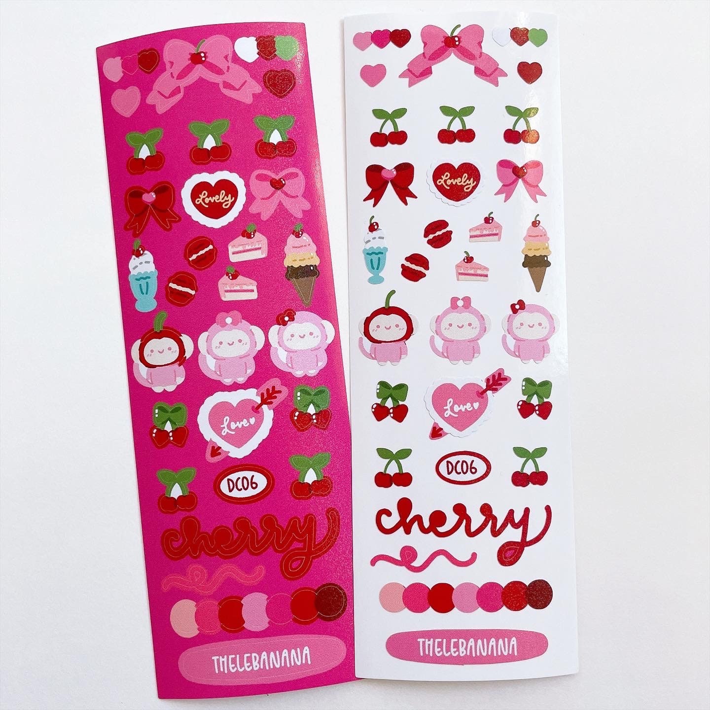 Cherry Confetti Deco Sticker Sheet - Etsy