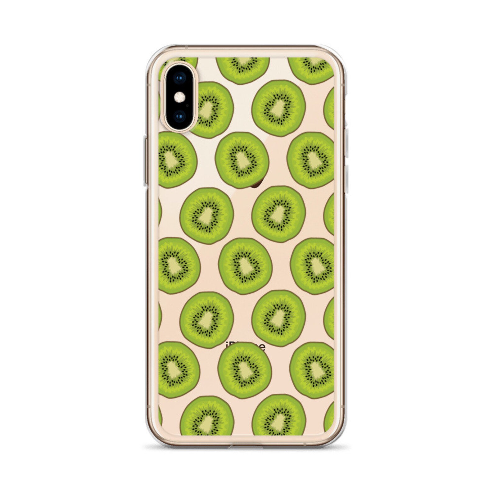 Tropical Kiwi Clear iPhone Case - Etsy España