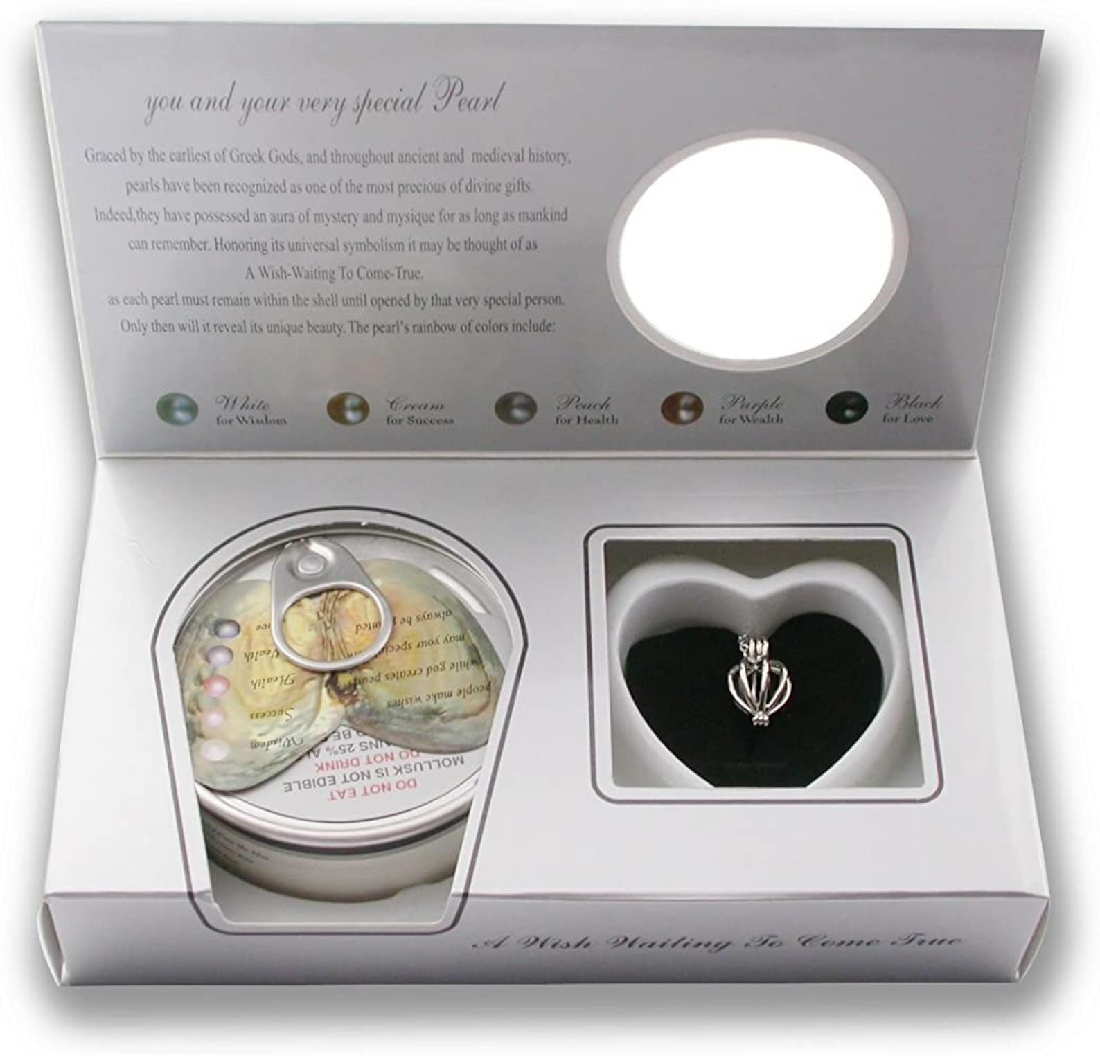 Pearl in Oyster Necklace Real Pearl Necklace | Etsy