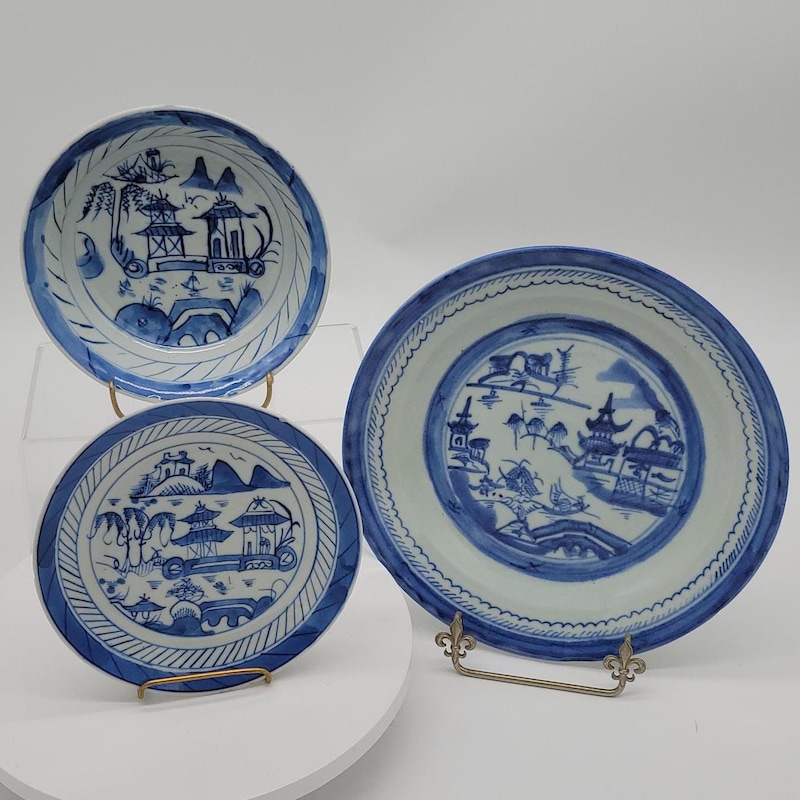 2 Canton Plates - Etsy