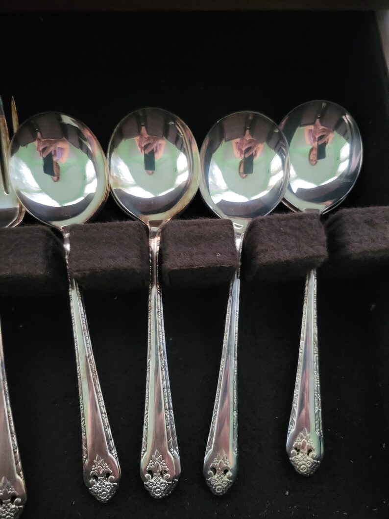 Vintage Holmes & Edwards Silver Plate Service in Original - Etsy