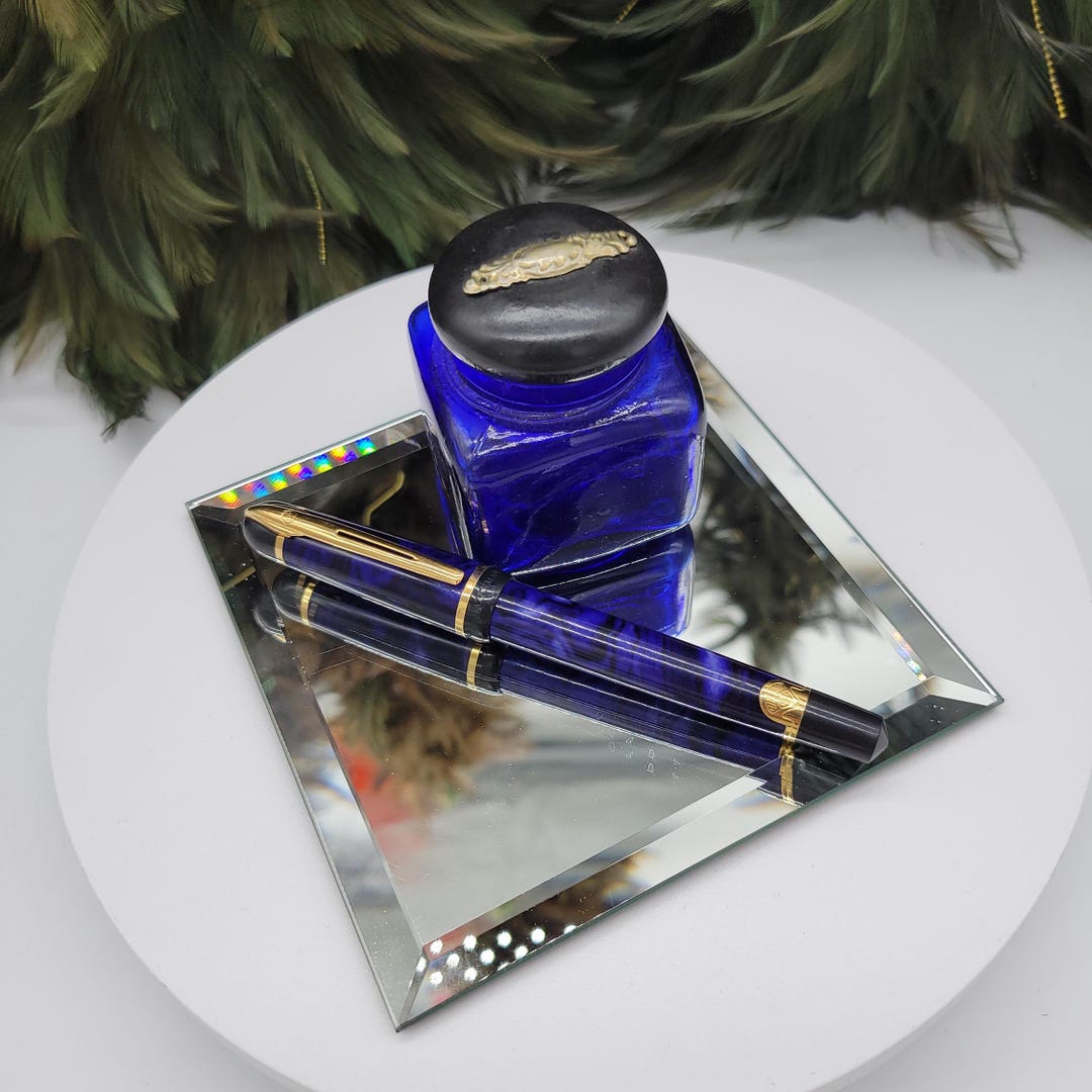 Vintage Waterman Fountain Pen Blue - Etsy