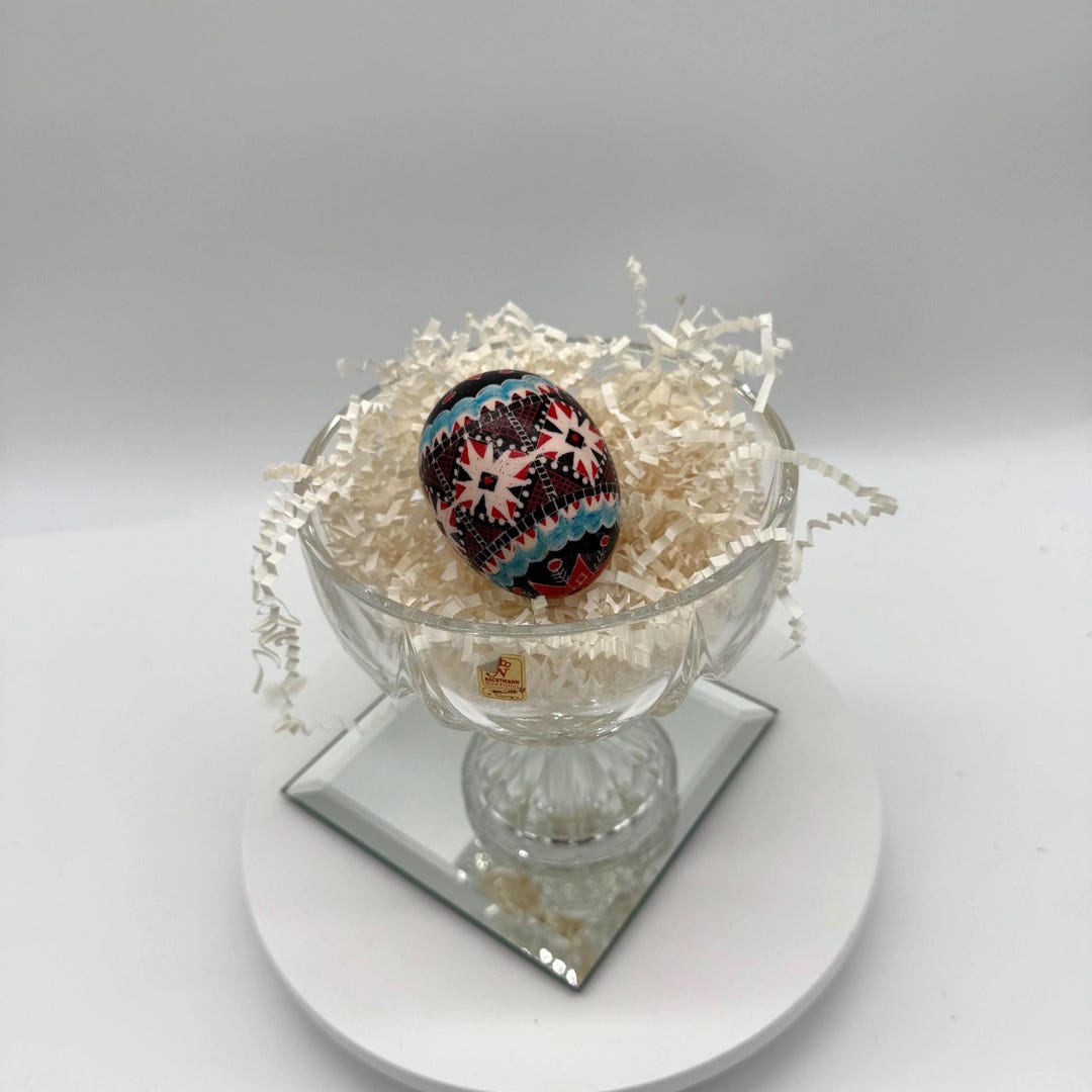 Ovo de Páscoa ucraniano vintage ou design geométrico de Pysanka - Etsy ...