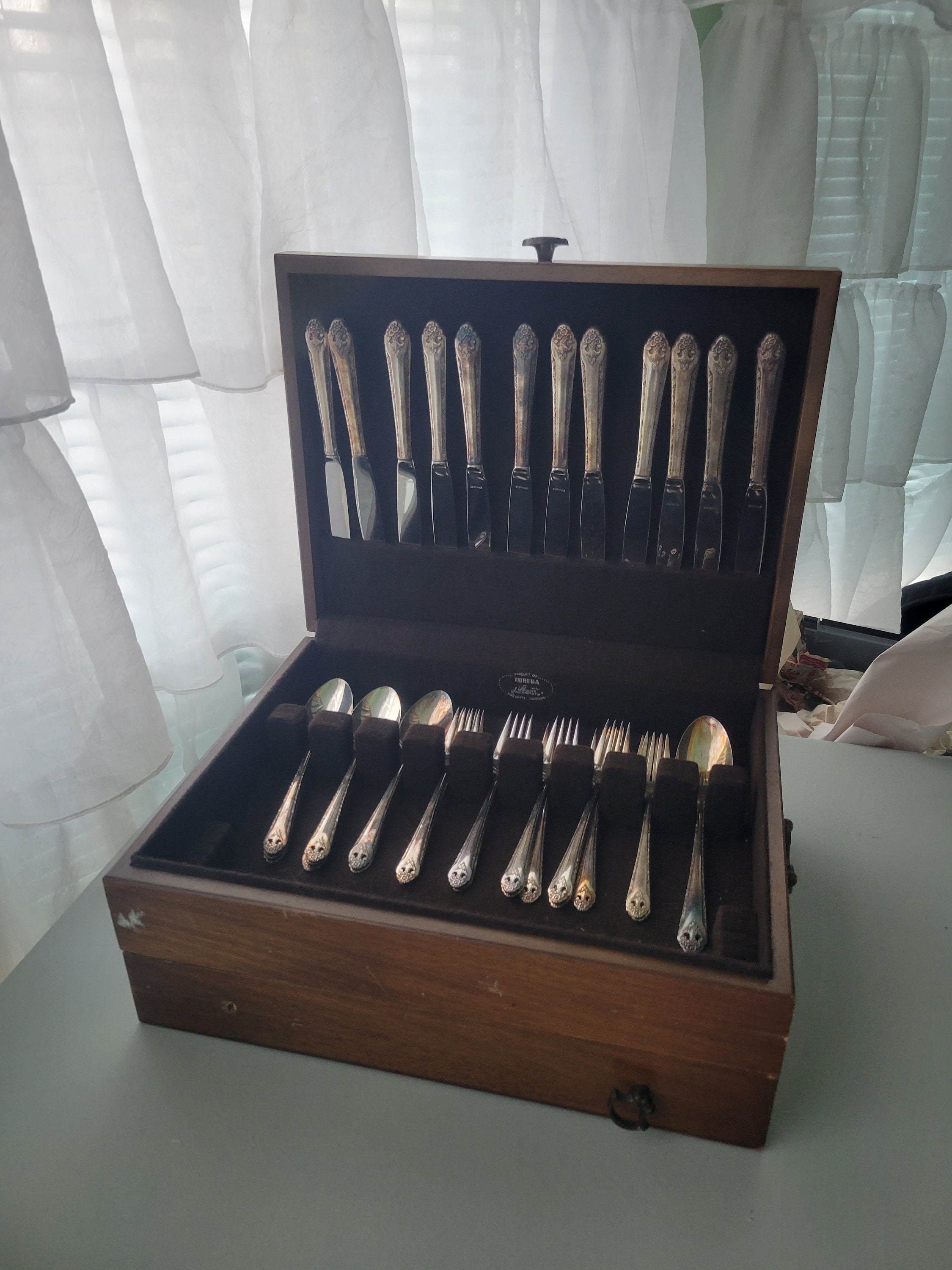 Vintage Holmes & Edwards Silver Plate Service in Original - Etsy