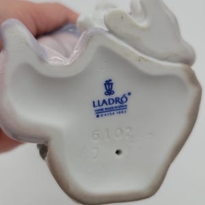 Vintage Lladro Mother's Little Helper or Girl W/basket of Kittens ...