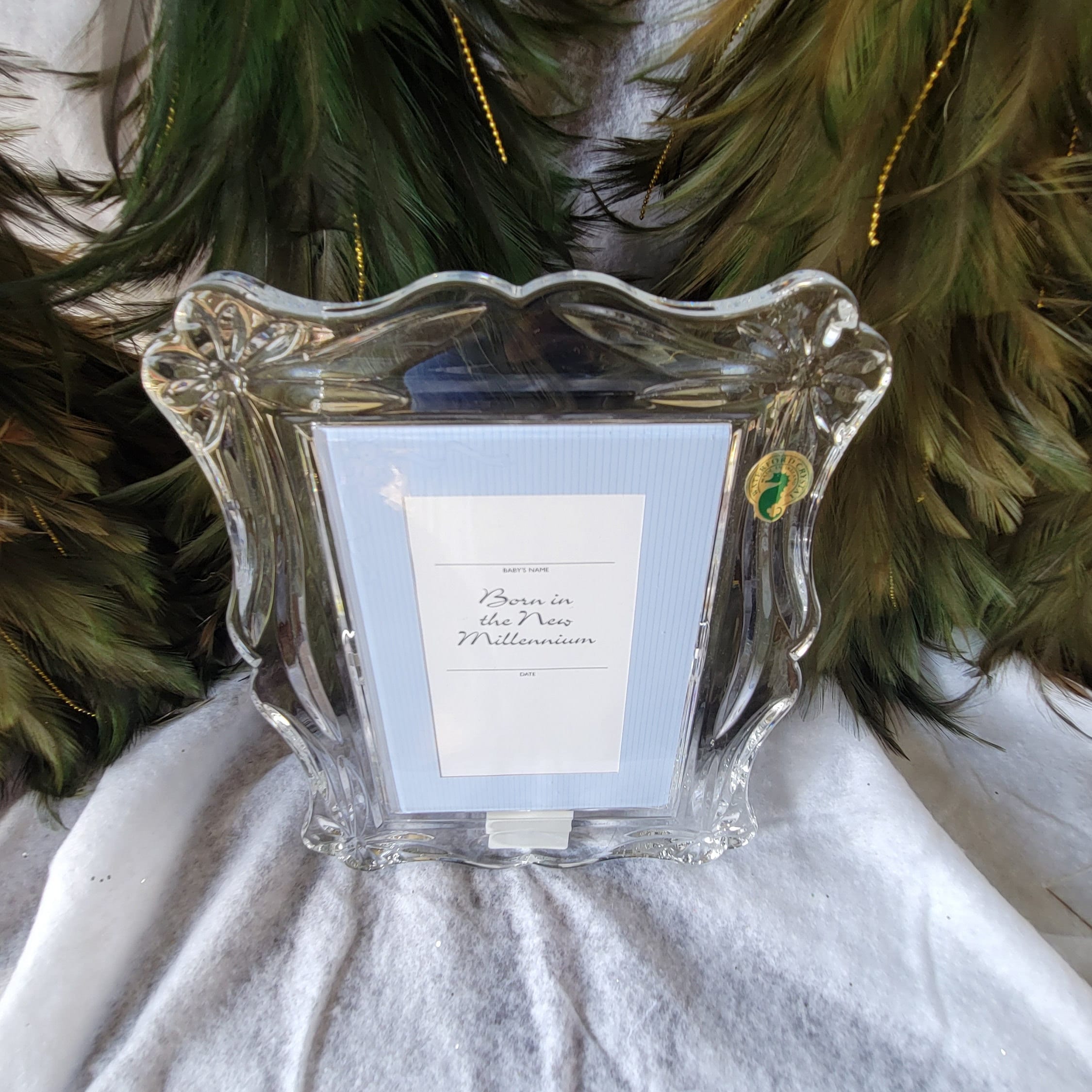 Vintage Waterford Crystal Picture Frame W/original Box & Felt - Etsy
