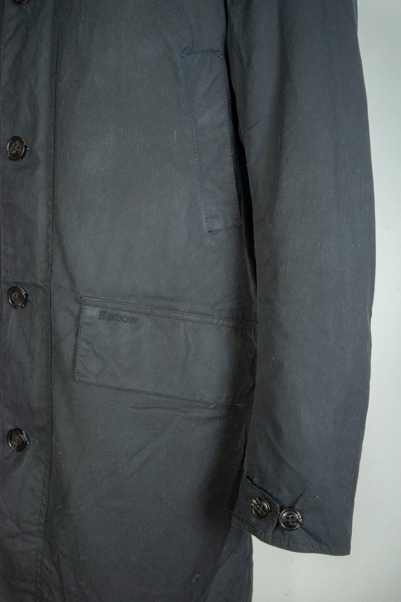 Men's Barbour Mac Classic Tartan Navy Blue Wax Jacket Size L - Etsy