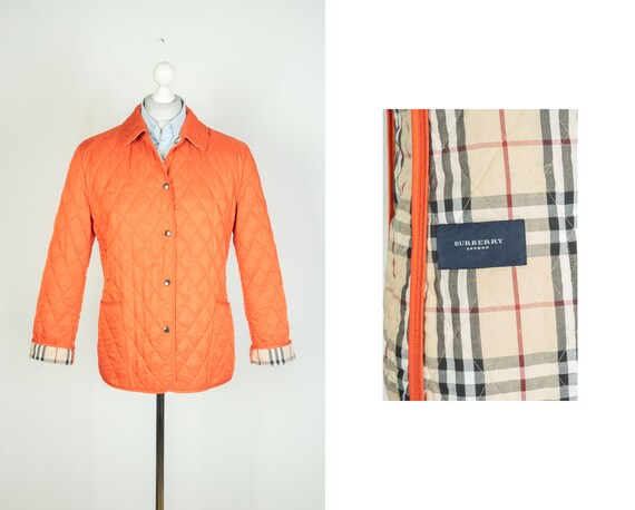 Burberry jacket womens orange store