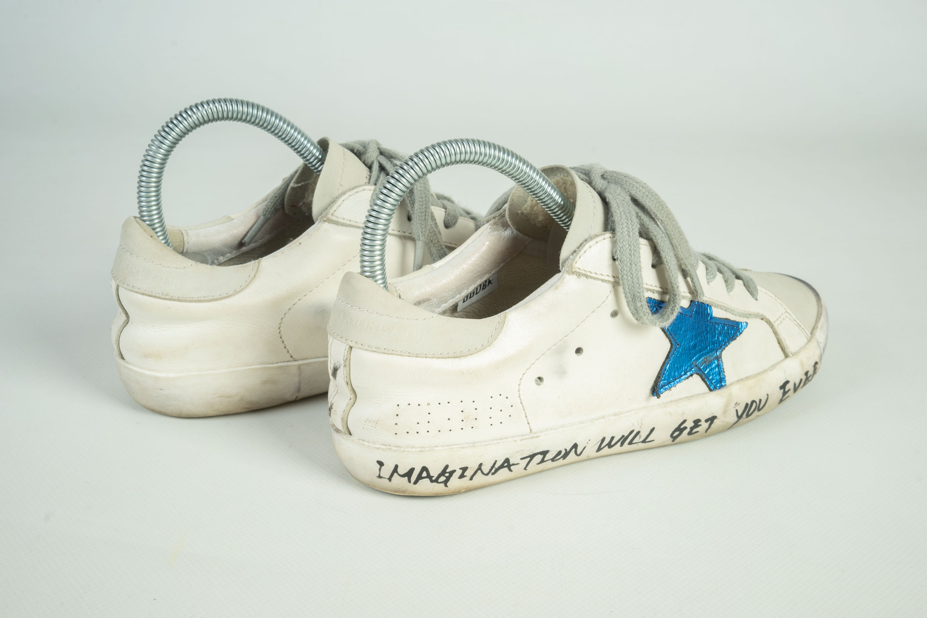 Women's Golden Goose GGDB Sneaker White Shoes Keds Size 37 - Etsy