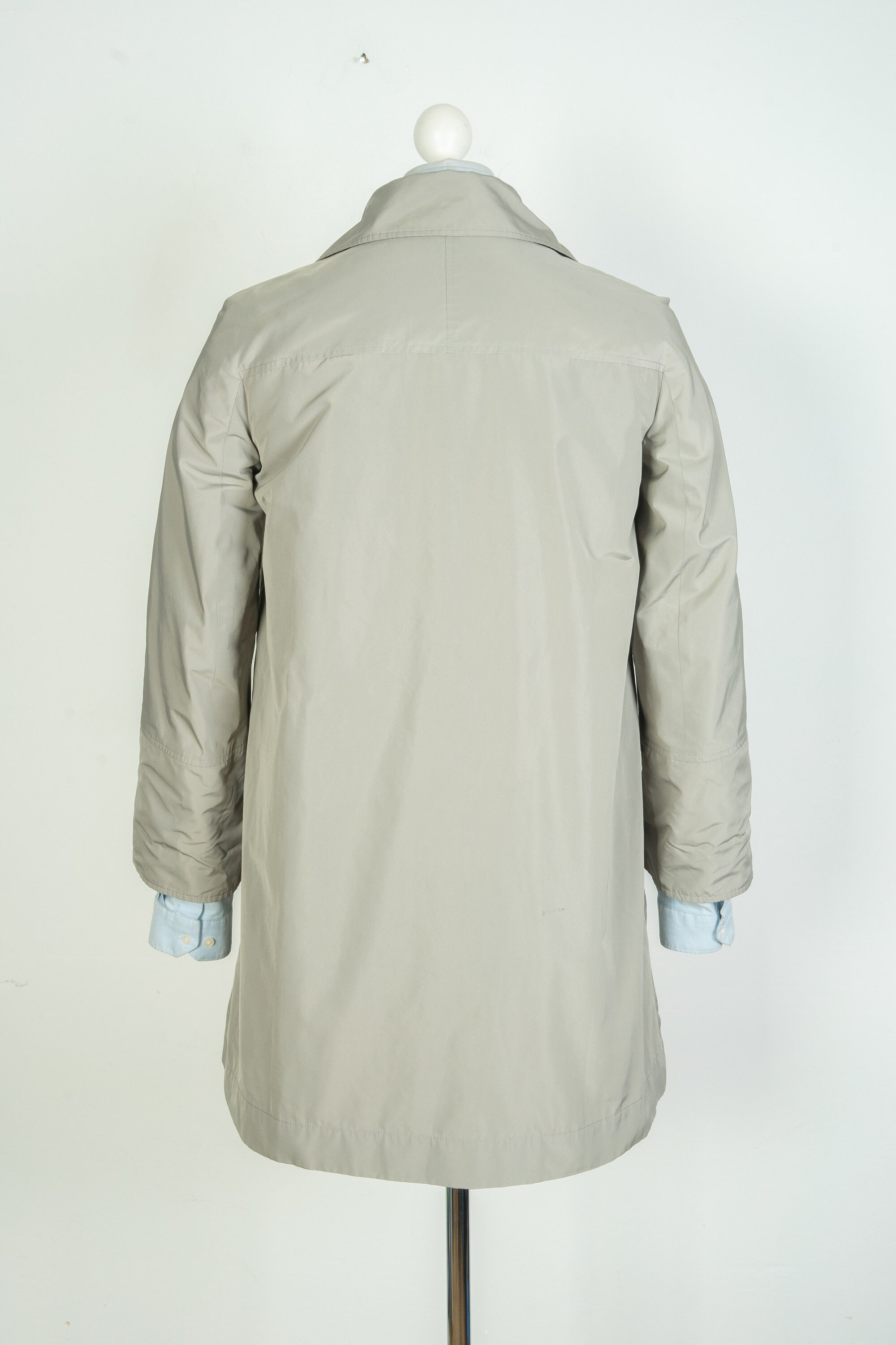 Ladies Jil Sander Navy Gray Trench Coat Size 36 M - Etsy