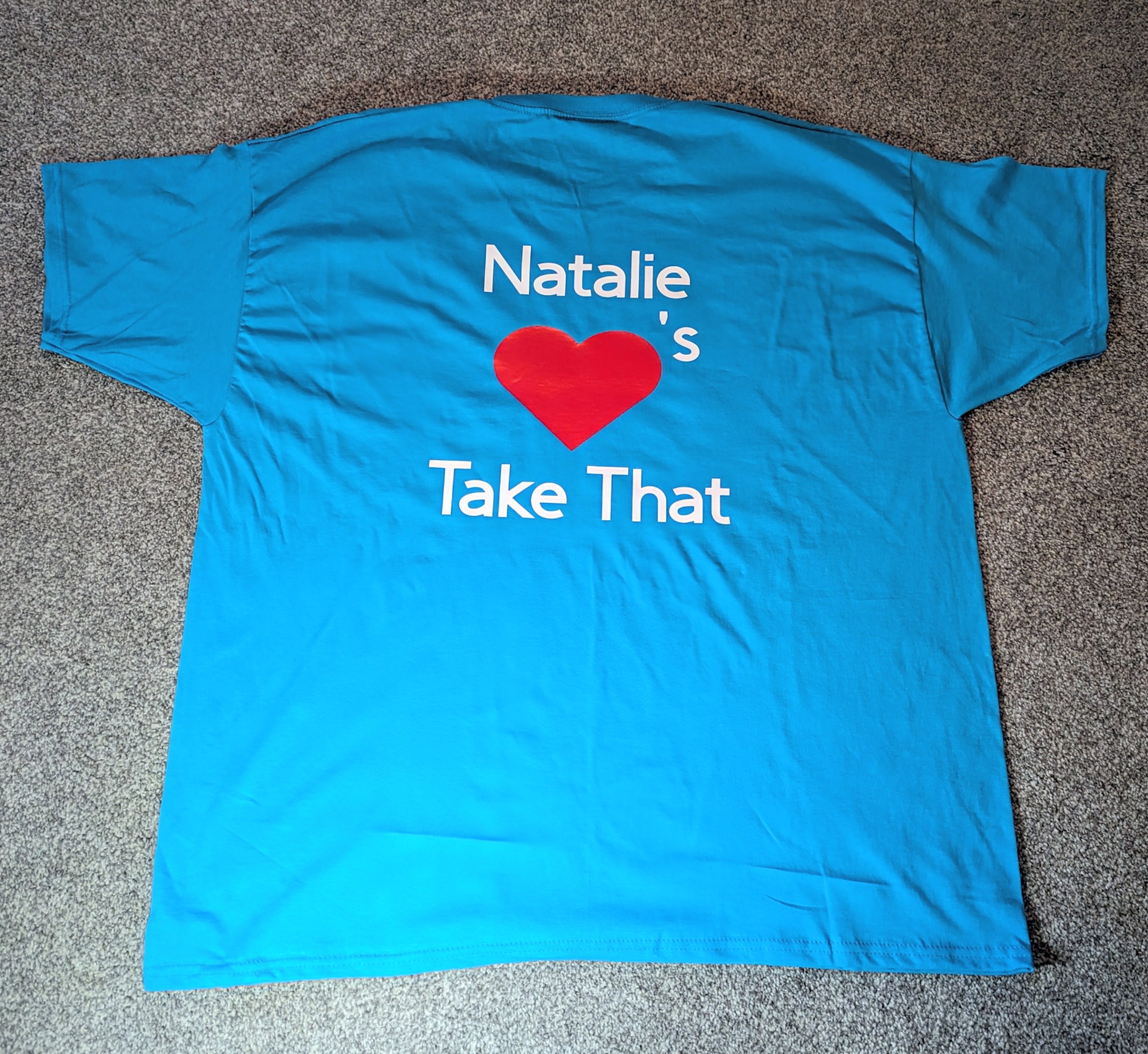 Personalised Take That T-shirt - Etsy UK