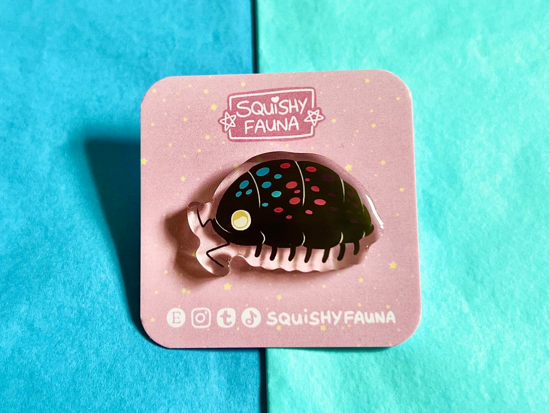 Isopod Polyamorous Acrylic Pin | Pride Queer Lgbtq Lgbt Epoxy ...