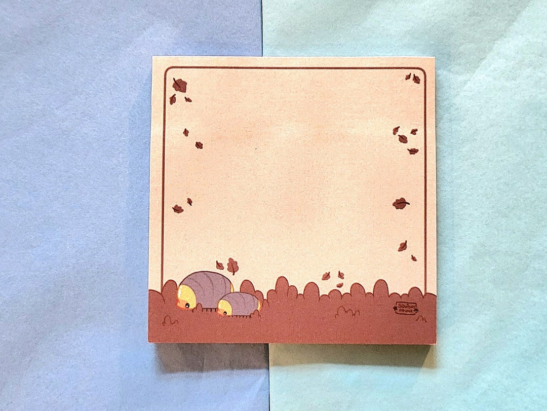 Rubber Ducky Isopod Sticky Note Pad | Woodlouse Woodlice Rolypoly Bugs ...