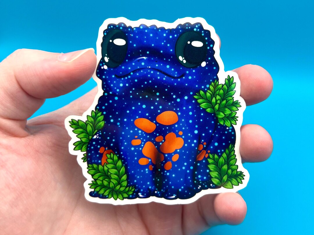 Galaxy Frog Vinyl Sticker: Weatherproof Die Cut Decal - Etsy
