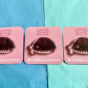 Isopod Bisexual Acrylic Pin | Pride Queer Lgbtq Lgbt Epoxy Accessories ...