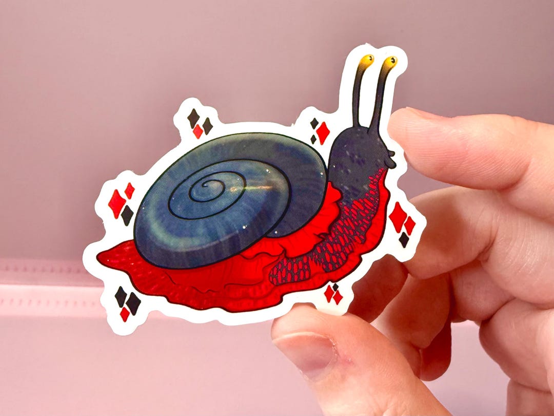 Volcano Snail Glossy Vinyl Sticker: Weatherproof Invertebrate Art - Etsy