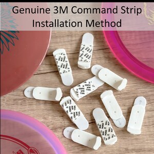 Disc Golf Wall Hangers - 3M Command Strip or Thumb Tack Installation - Etsy