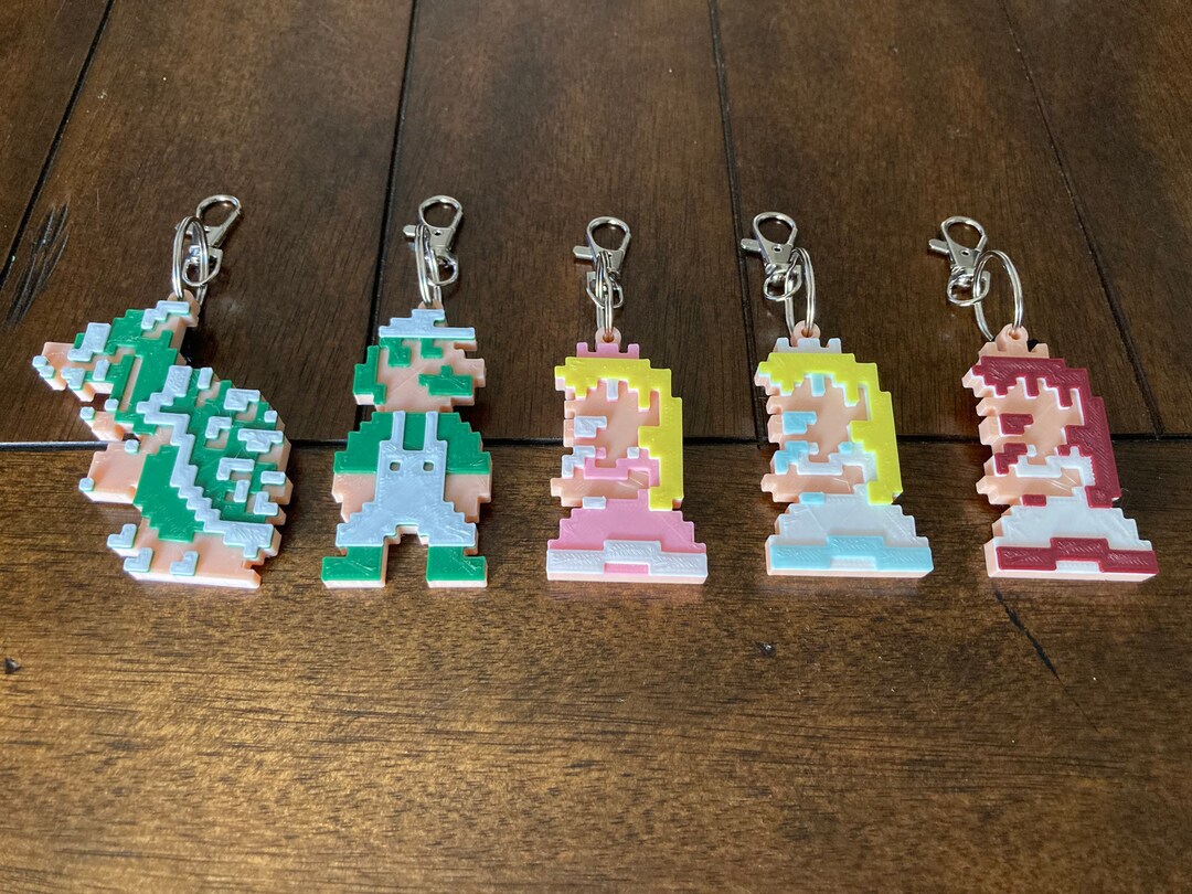 Super Mario Bag Tags (version C) - Etsy