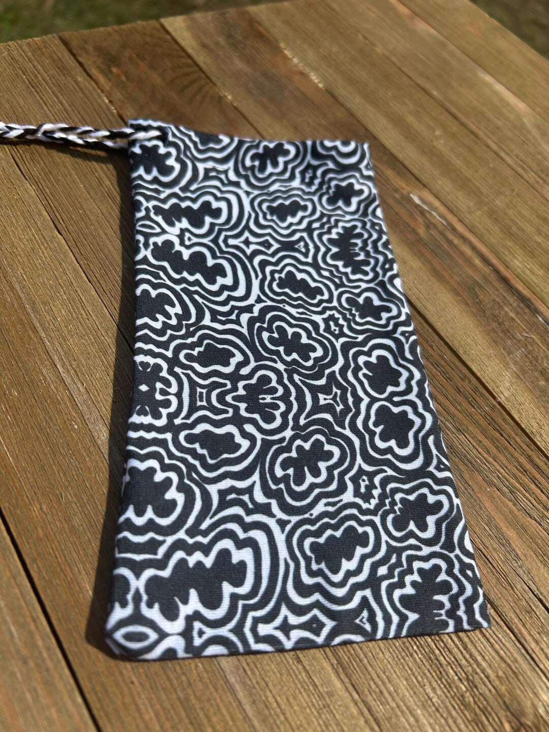 RTS OOAK Amoeba Tarot Card Drawstring Pouch Original Fabric Witches and ...
