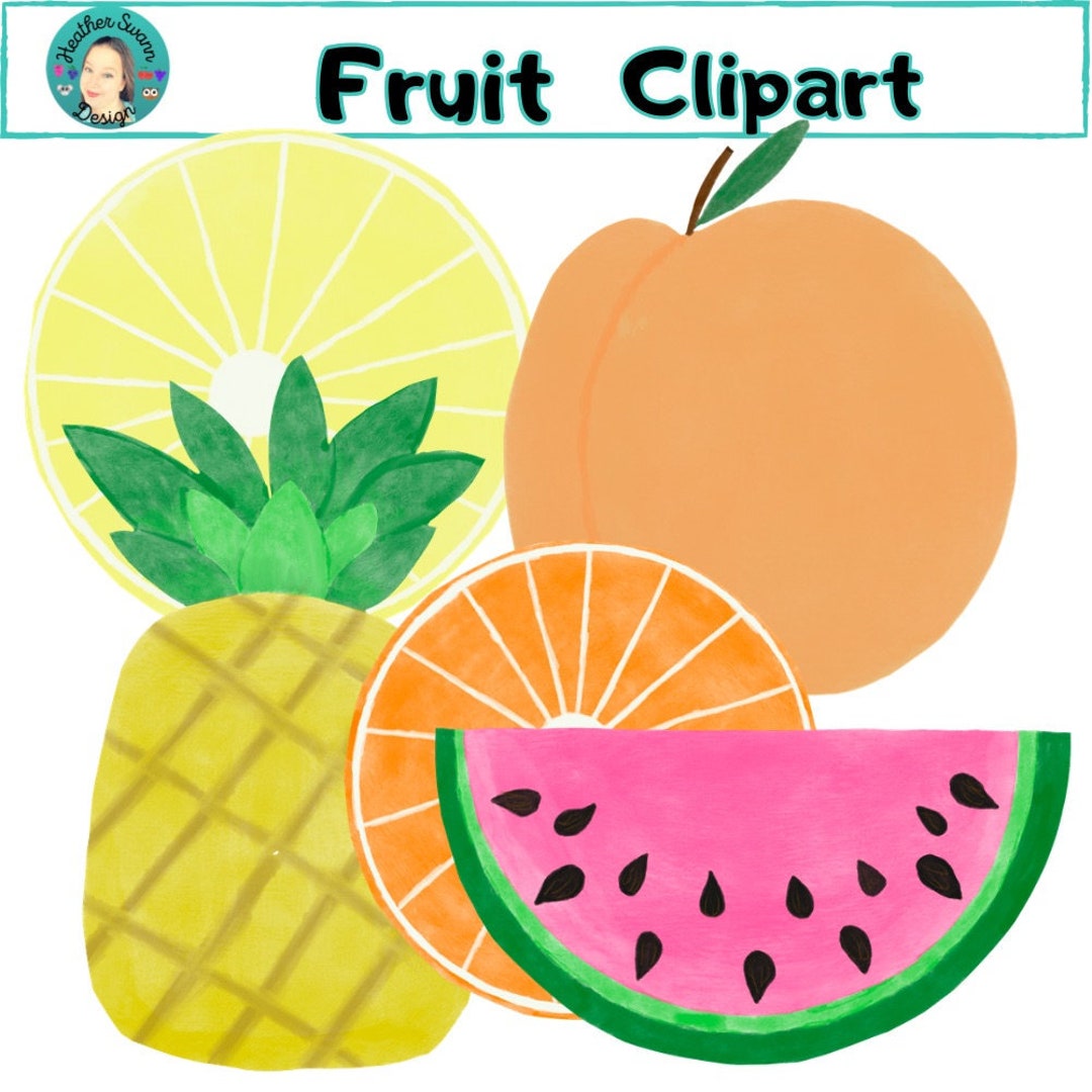 Fruit Clipart - Etsy
