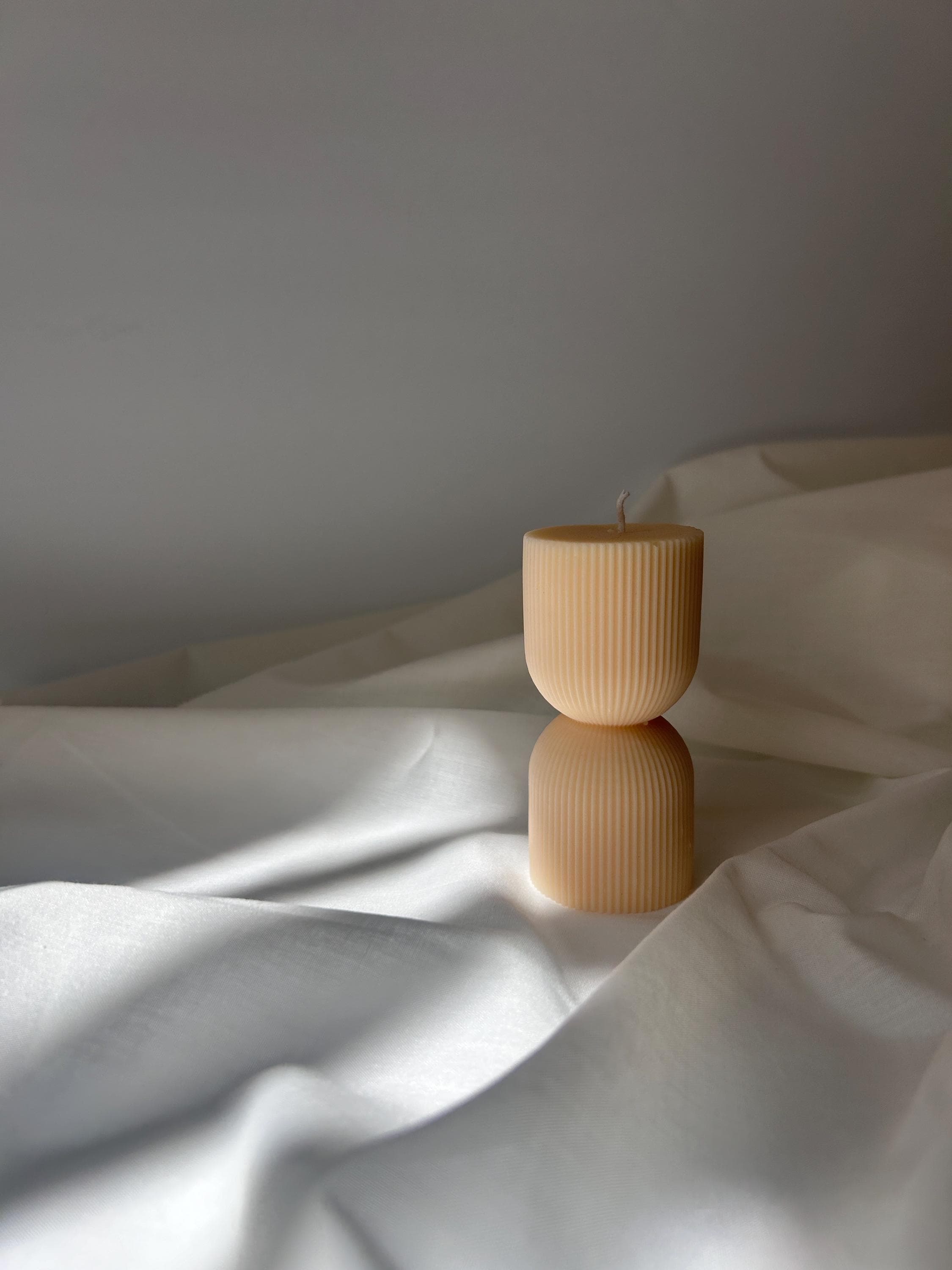 Set of 2 Pillar Candles Centerpieces for Table Decor - Soy Wax ...