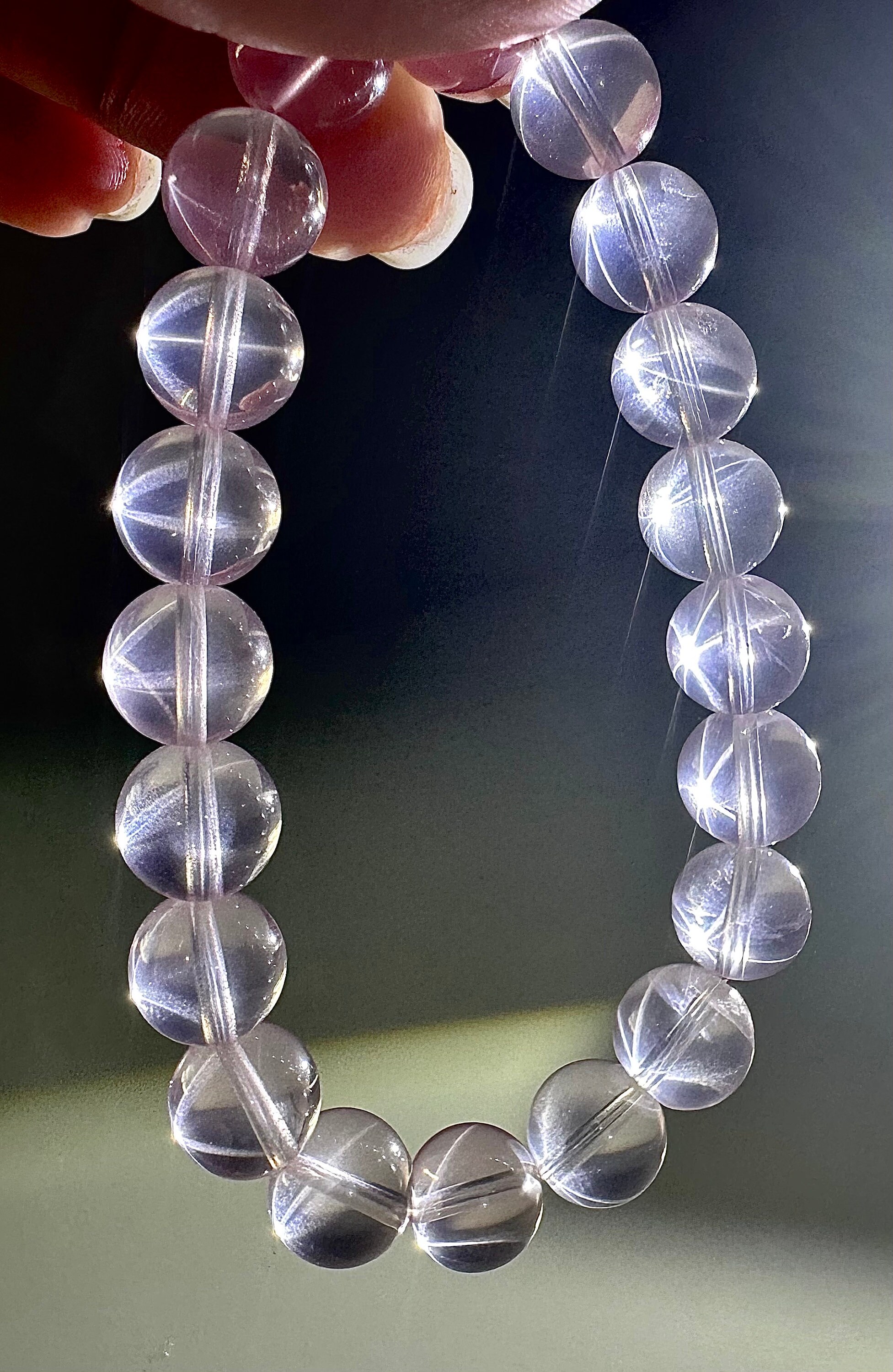 High Quality AAA Star Rose Quartz Natural Crystal Bracelet, 9mm - Etsy