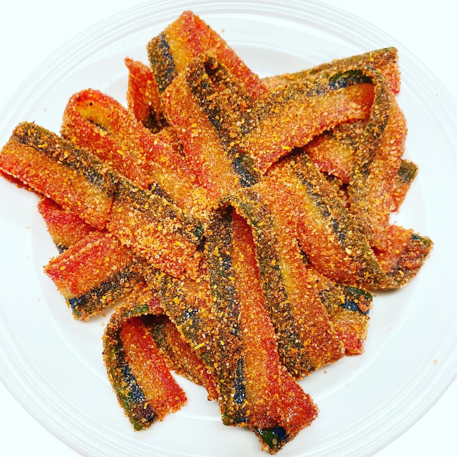 Spicy Rainbow Sour Belts Spicy Gummies Chamoy Gummies | Etsy