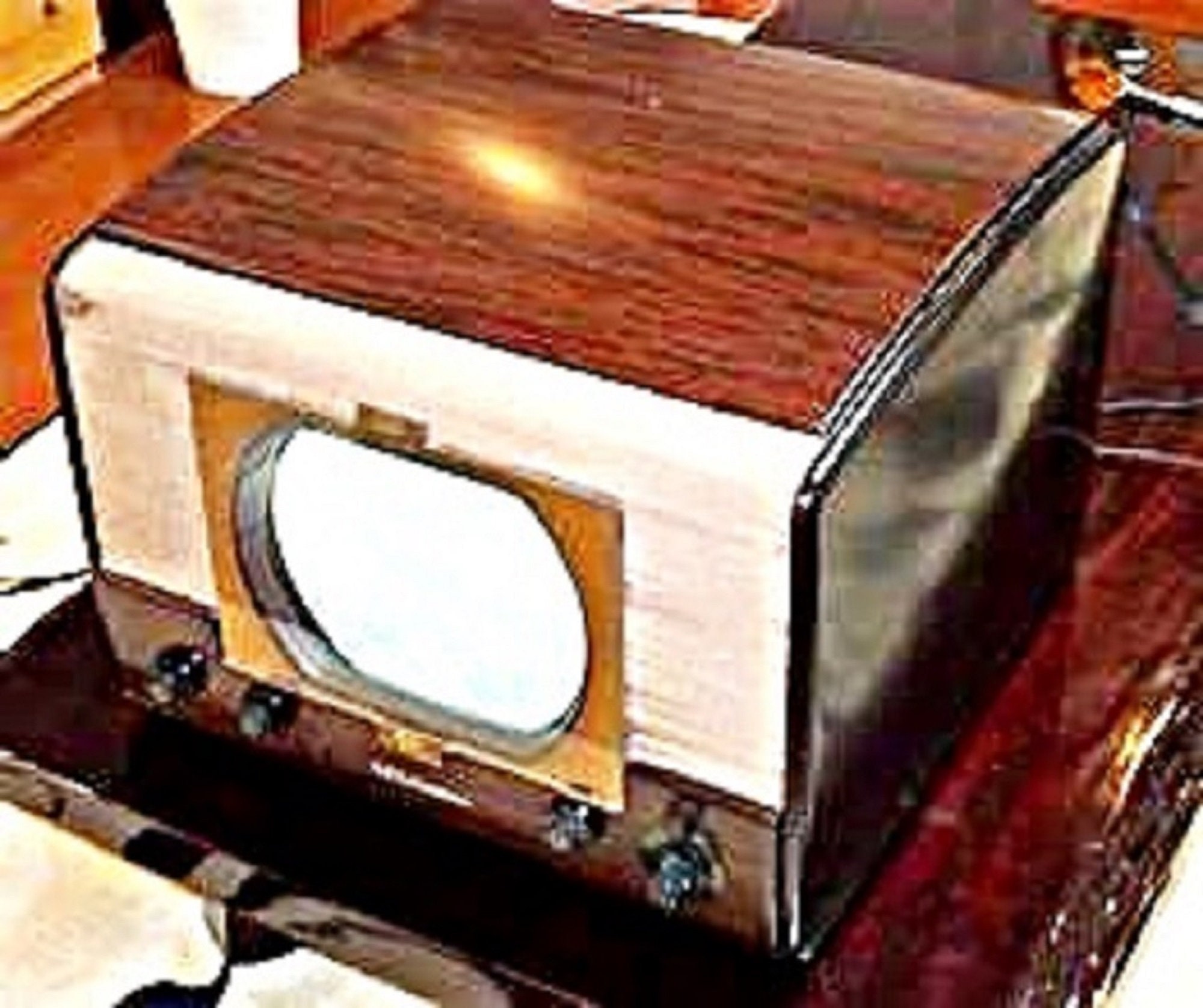 Antique RCA T100 Table-top Television. - Etsy