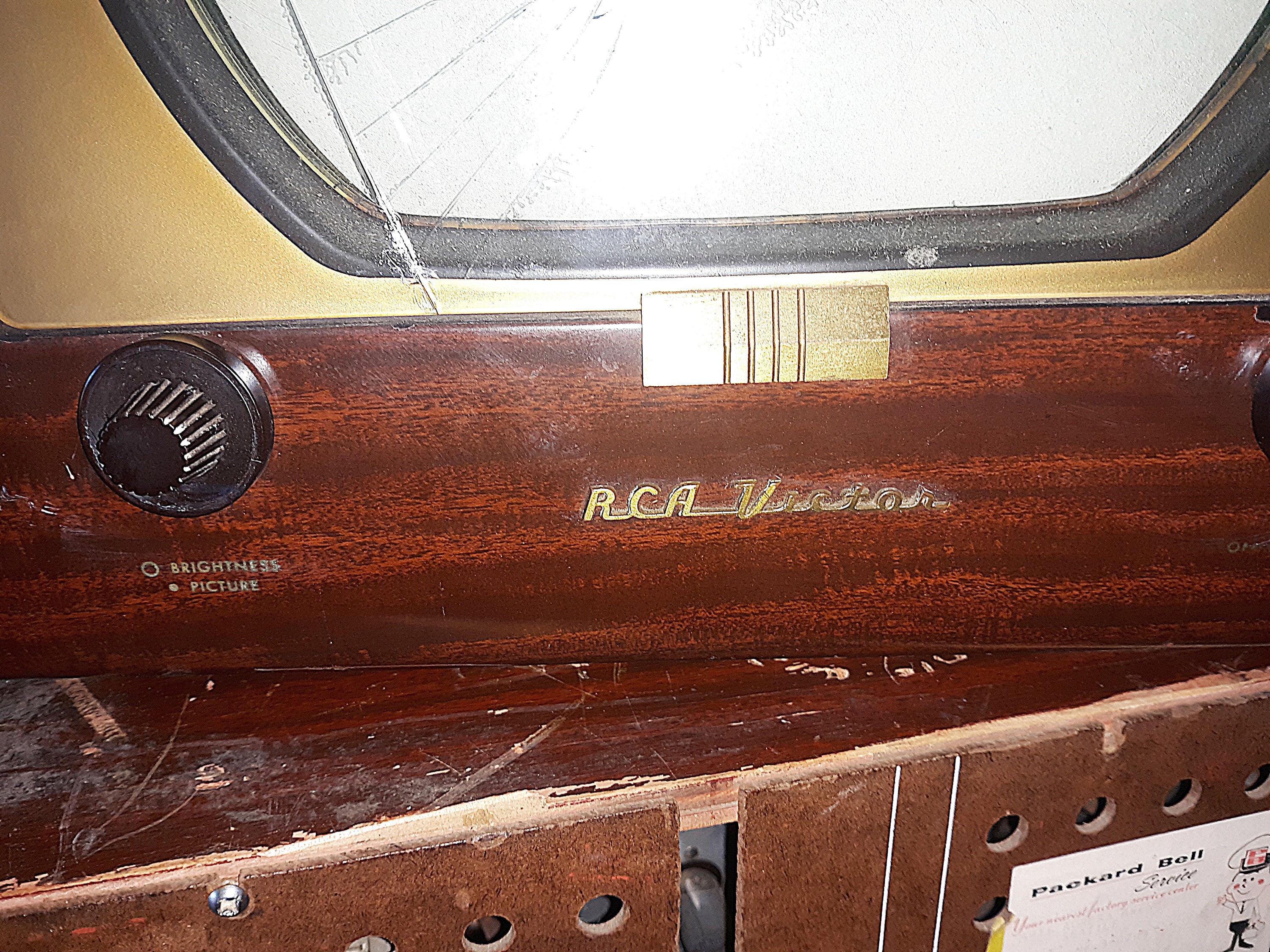 Antique RCA T100 Table-top Television. - Etsy