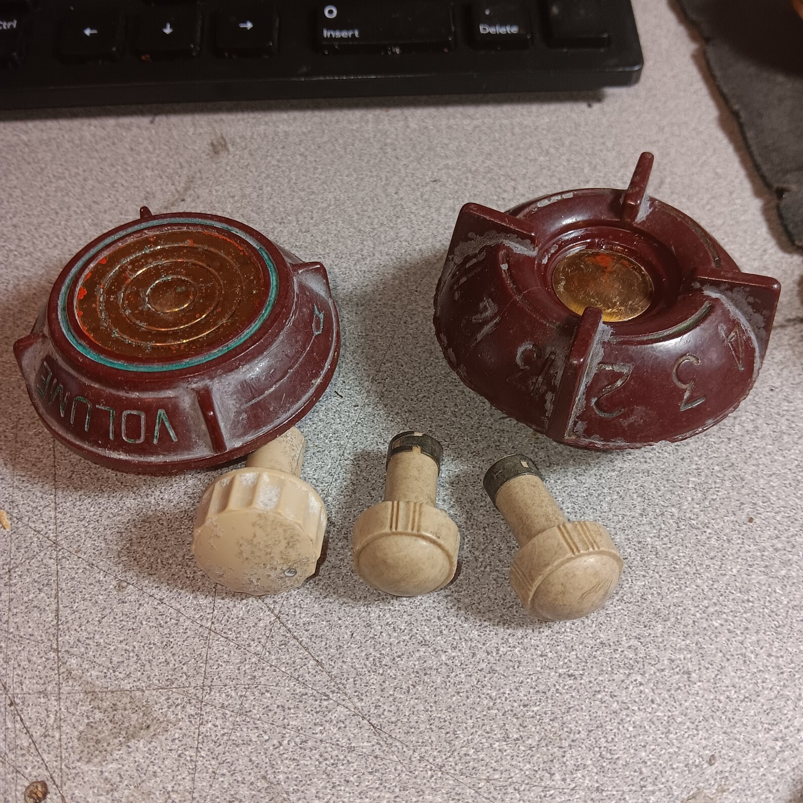 Antique TV Televiion Set 1940s 1950s Knobs. Lot-5 - Etsy