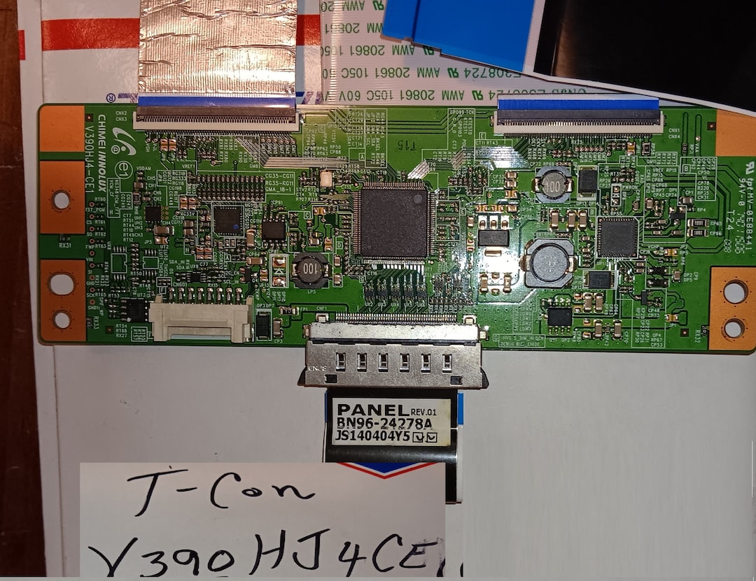 Flat Screen TV Boards Parts - T-CON Board V390HJ4CE1, Tpt MV-0E88441 - Etsy