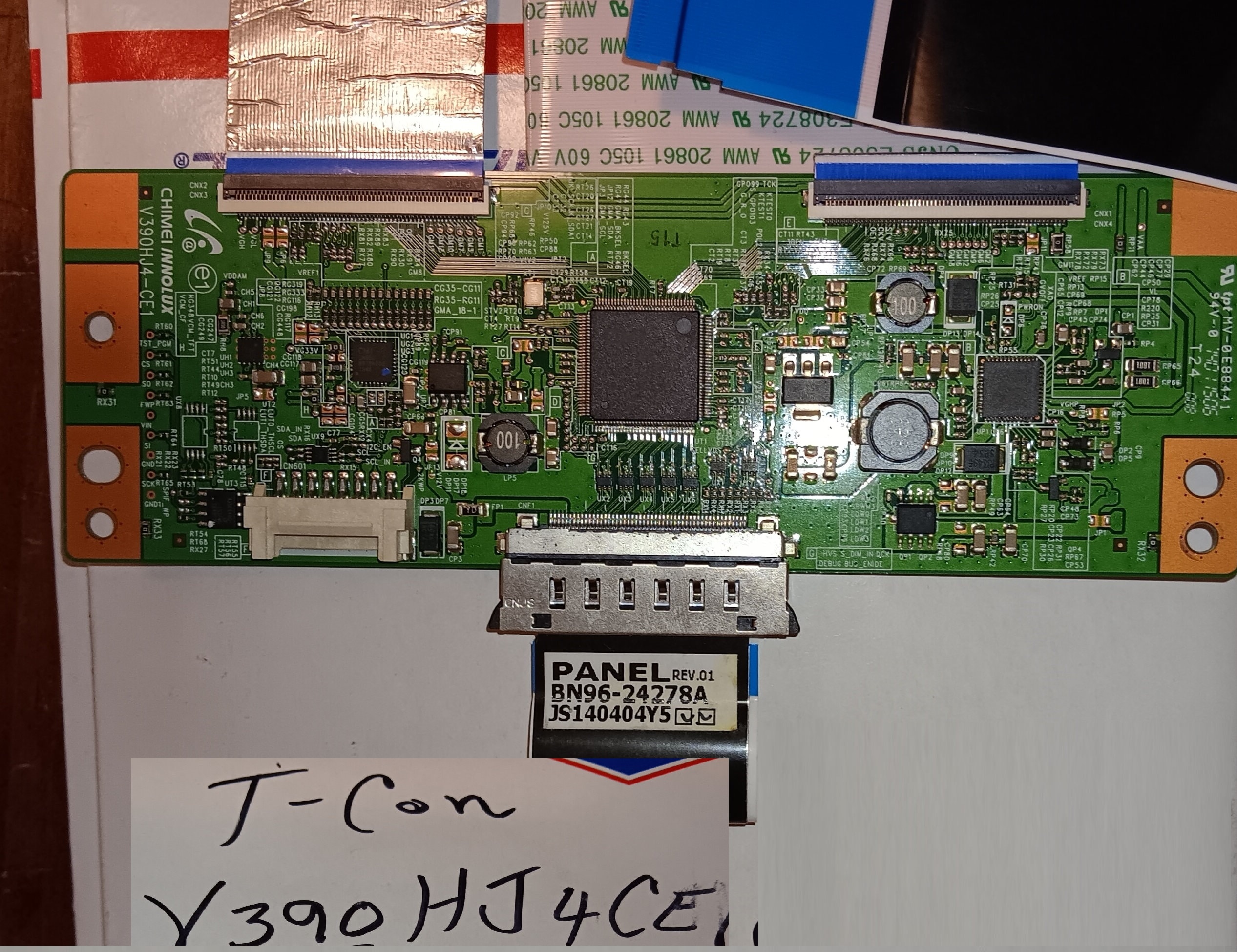 Flat Screen TV Boards Parts - T-CON Board V390HJ4CE1, Tpt MV-0E88441 - Etsy