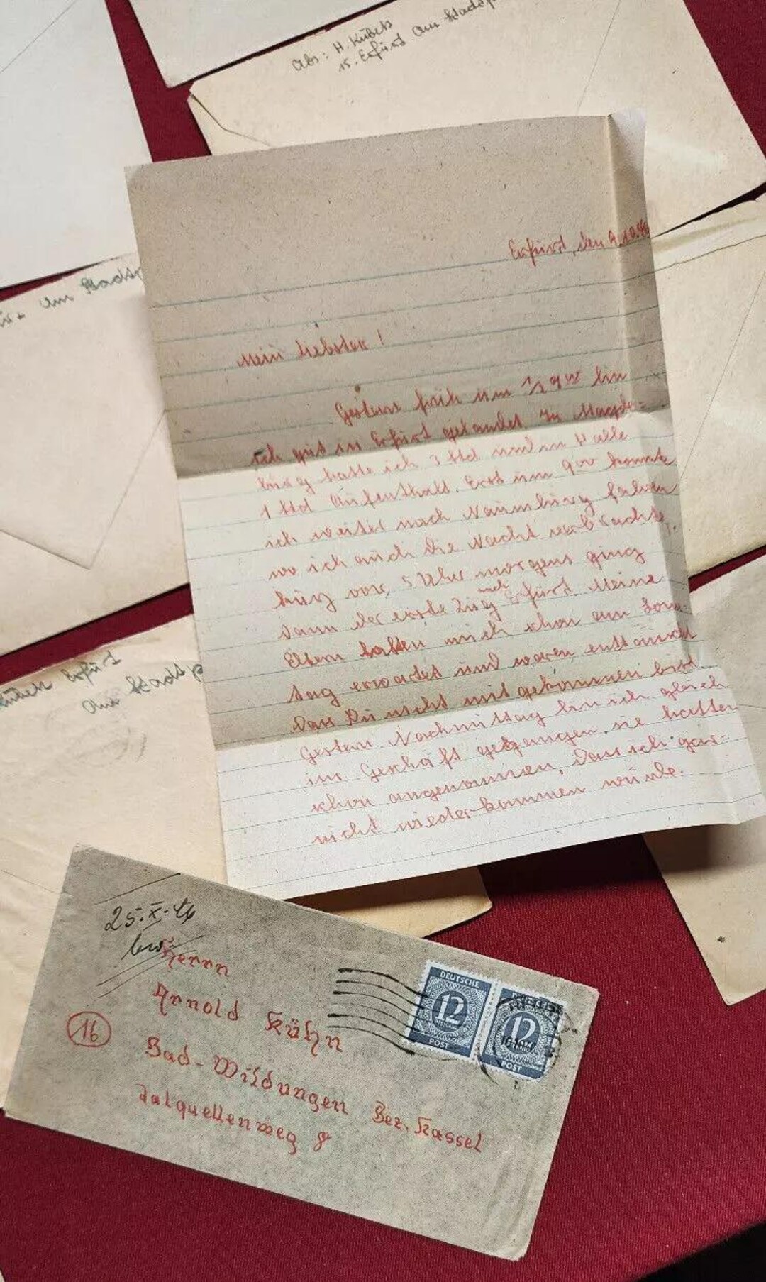 WWI German Feldpost Letter - Original Artifact With Comprehensive ...
