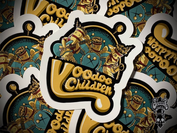 Voodoo Children Sticker 4x4 Spencer Onorato Illustrations - Etsy