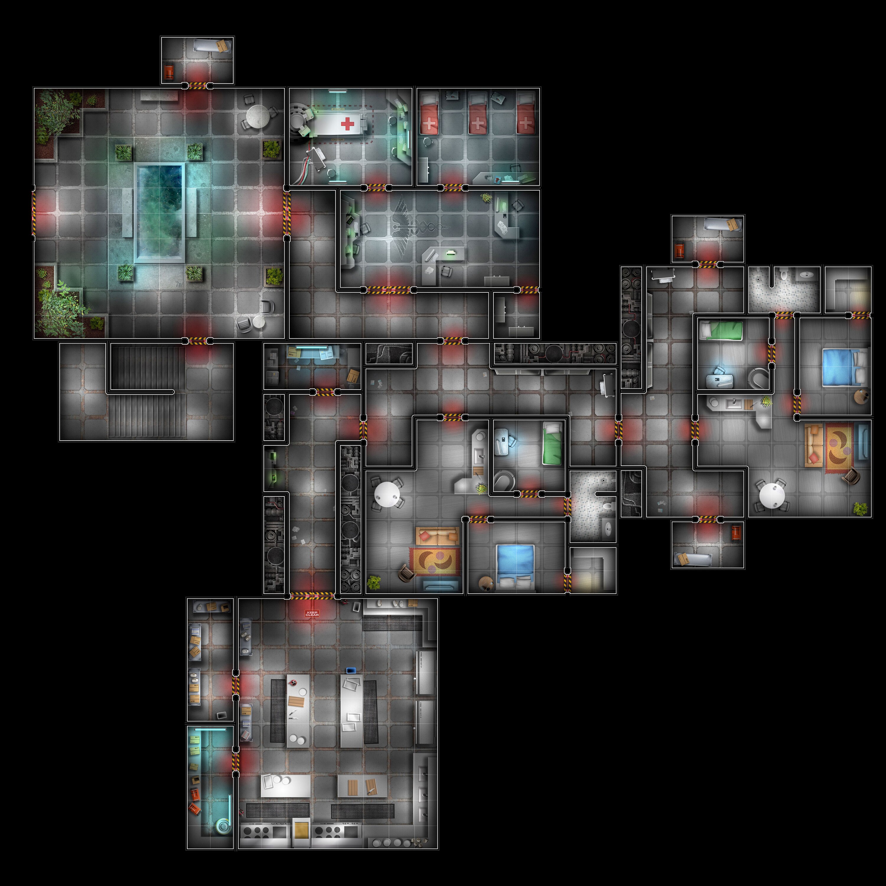 Dark Colony C: Battle Map Tiles - Etsy