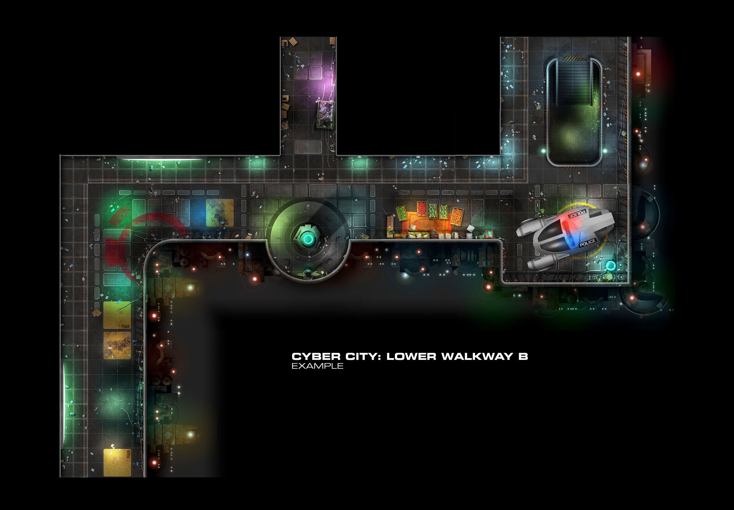 Cyber City: Lower Walkways B - Etsy